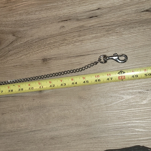 Top Paw | Dog | Top Paw Chain Leash 4 Ft Long Silver And Black Nwot ...